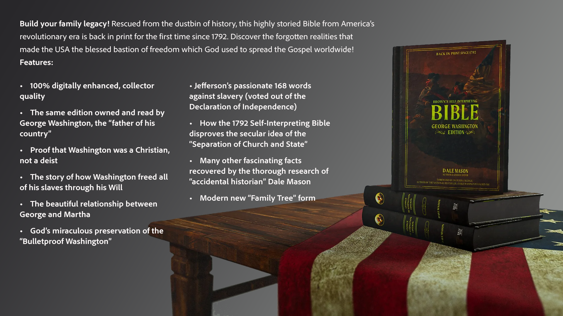 The Forgotten George Washington Bible